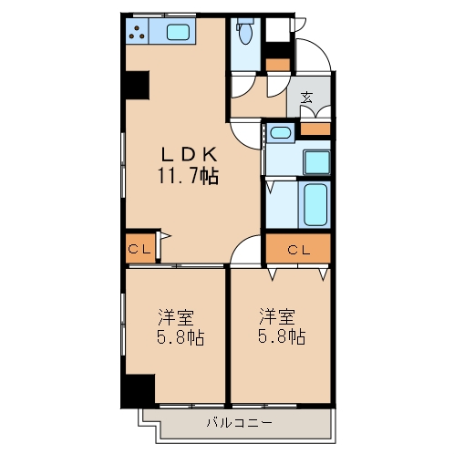 第一スカイハイツ足立の部屋情報(**｜2LDK｜**)[32324]【満室】｜アセットナビ